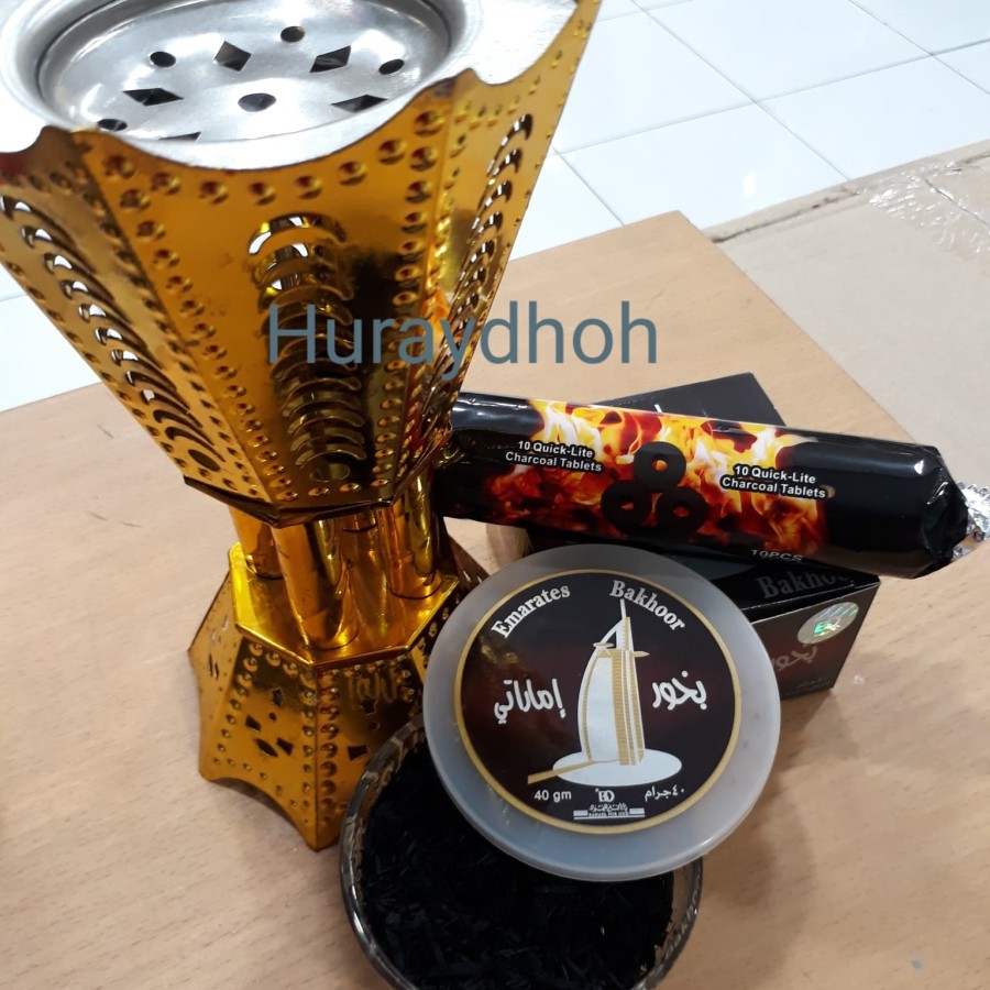 Jual Tempat Dupa Bukhur Paket Buhur Emirates BO | Shopee Indonesia