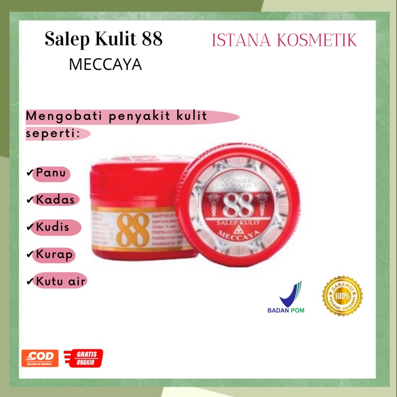 Jual Salep Kulit 88, Isi 6 Gram, Atasi Gatal Kulit Akibat Bakteri Dan ...