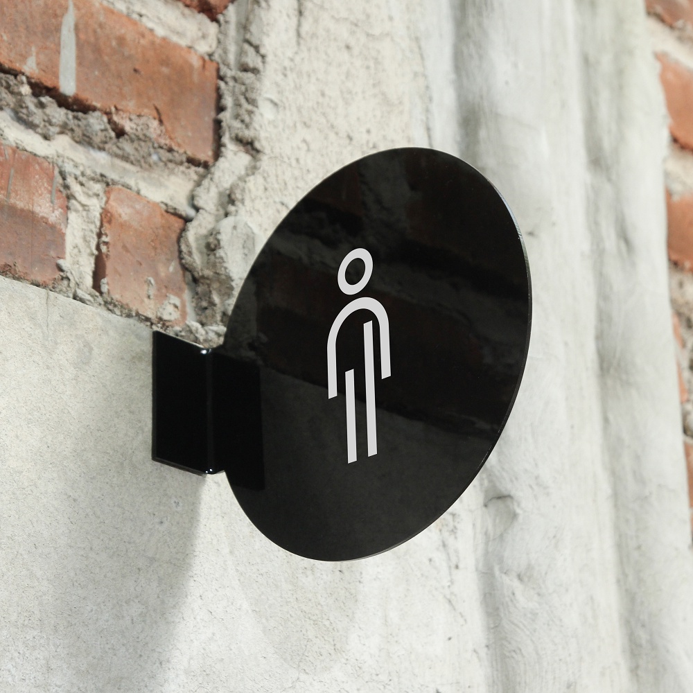 Jual signage toilet pria - icon pria - sign board toilet pria - sign ...