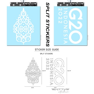 Jual Stiker G20 Indonesia 2022 Cutting Sticker Decal Waterproof ...