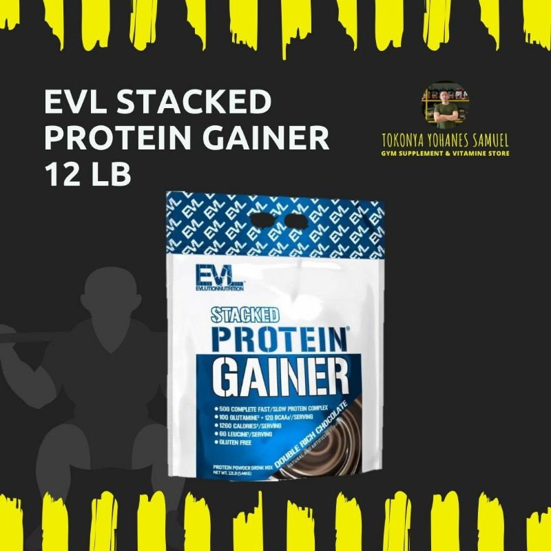 Jual Evl Gainer 12 Lb Mass Gainer Protein Shopee Indonesia