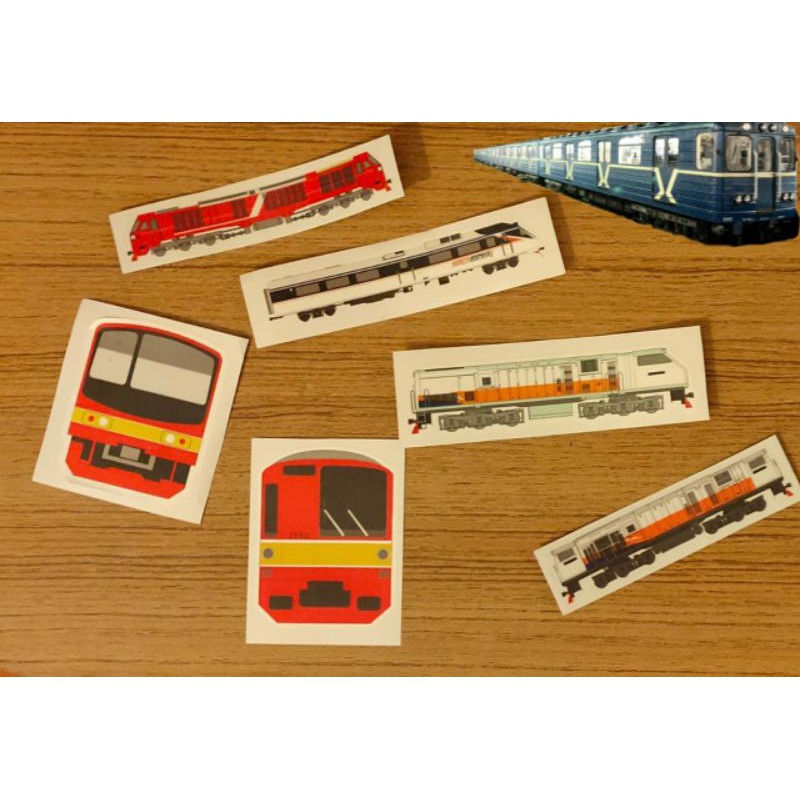 Jual Sticker Pack Kereta Lokomotif KRL Indonesia|Shopee Indonesia