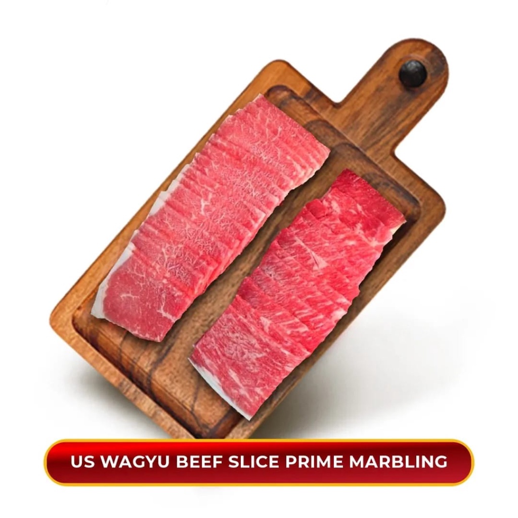 Jual US Wagyu Beef Slice Prime Marbling @250gram | Shopee Indonesia