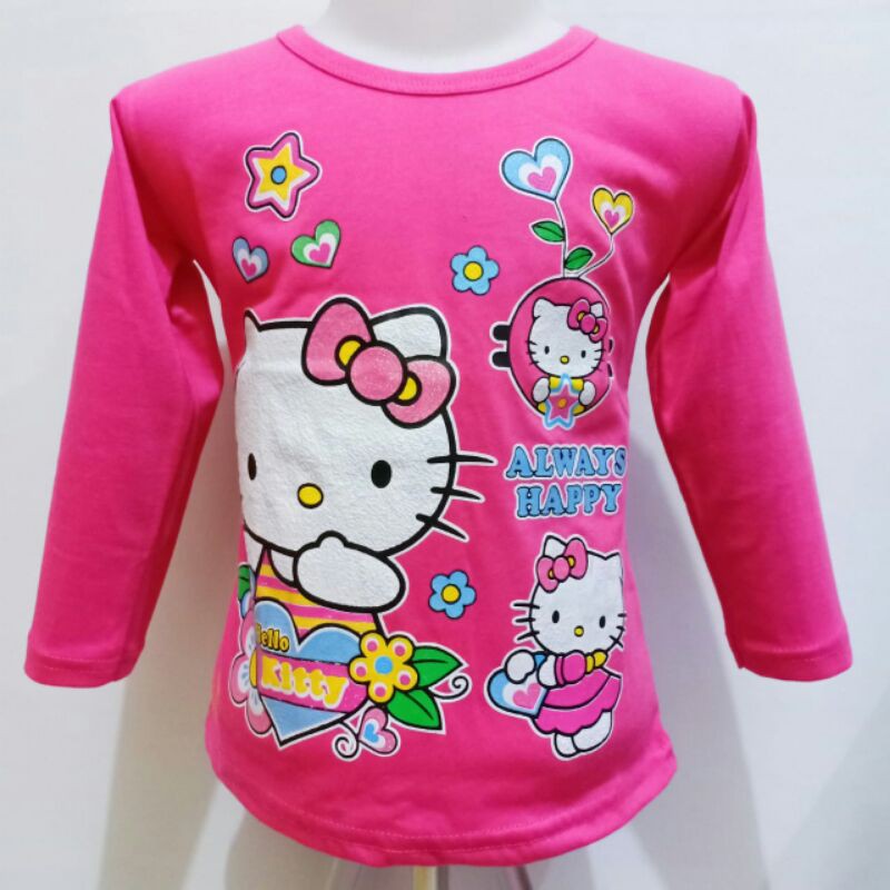 PROMO! 10 Rekomendasi Baju anak~anak hello kitty lengan panjang - Perlengkapan Bayi dan Anak
