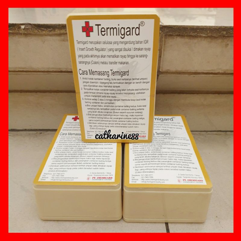 Jual Umpan Rayap Indoor Termigard Obat Rayap Ampuh Semut | Shopee Indonesia