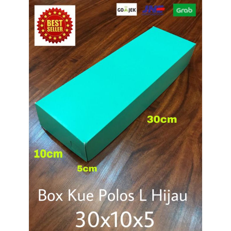 Jual Box kue polos warna hijau / Dus kue Box kemasan Kemasan kue ...