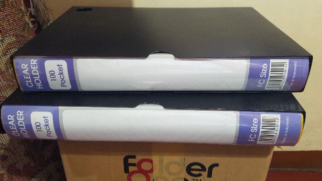 Inter X Clear Holder Folio Isi 100 Lembar + Cover Box Tebal | Shopee Indonesia