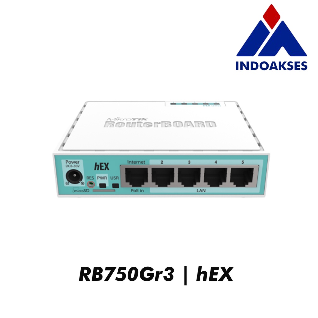 Jual Mikrotik RB750Gr3 | hEX - RB750Gr3 RB750Gr3 (hEX) Indonesia|Shopee ...