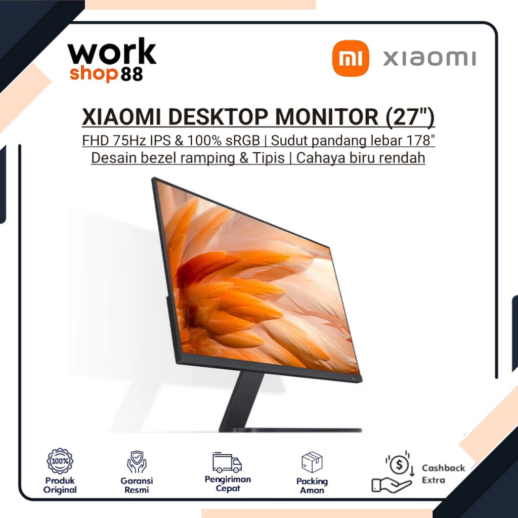 Jual Produk Baru - Xiaomi Mi Desktop Monitor 27" - New Original Garansi ...