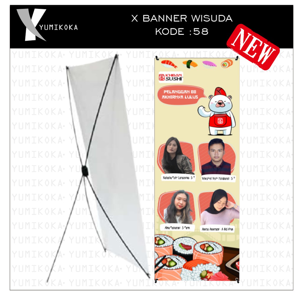 Jual PAKET STAND BANNER XBANNER ACARA WISUDA KELULUSAN PROTOKOL ...