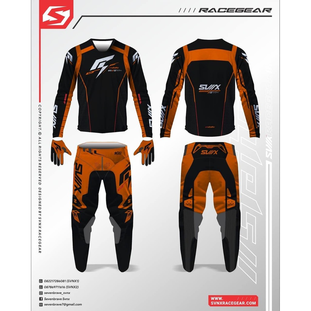 Jual Jersey Set Motocross SVNX / Jersey Motor Cross / Jersey Trail ... Jual Jersey Set Motocross SVNX / Jersey Motor Cross / Jersey Trail ...