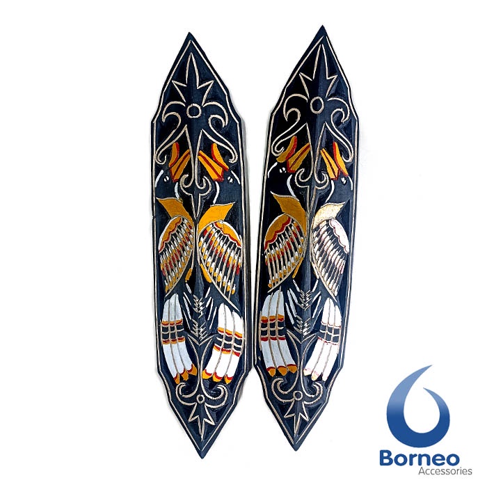 Jual Set Tameng Motif Burung Enggang Kalimantan (satu set isi 2pcs ...
