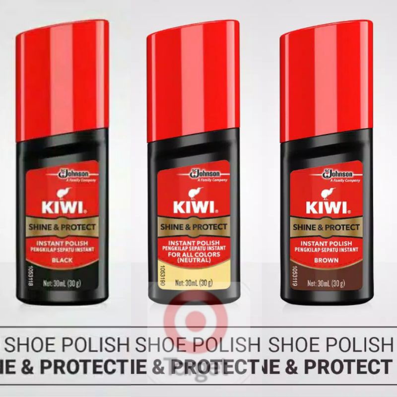 Jual Kiwi Semir Sepatu Shine & Protect 30ml | Shopee Indonesia