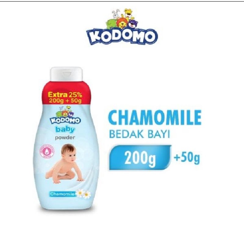 Jual Kodomo Powder Baby Classic Blue Botol 200g+50g Chamomile BB1340 ...