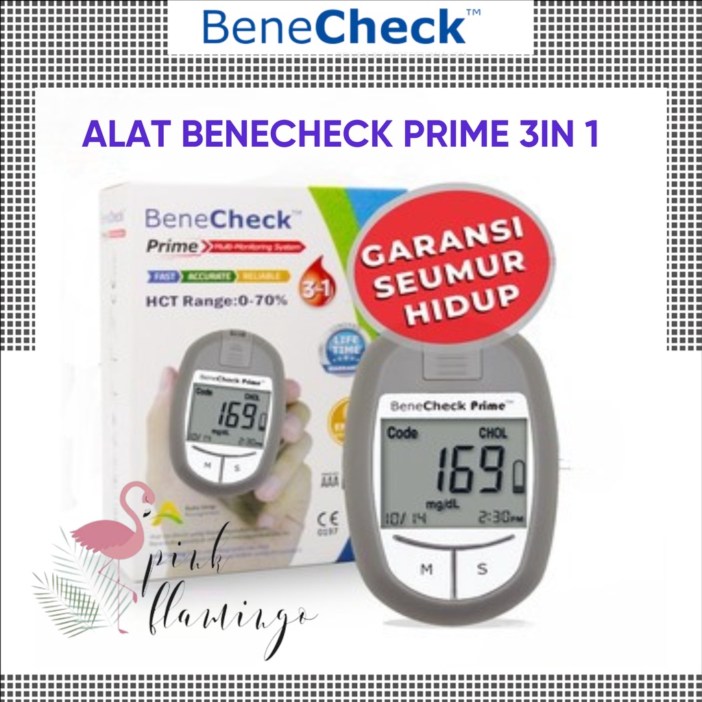 Jual BeneCheck PRIME 3 in 1 - Alat Cek Gula Darah Alat Cek kolesterol ...