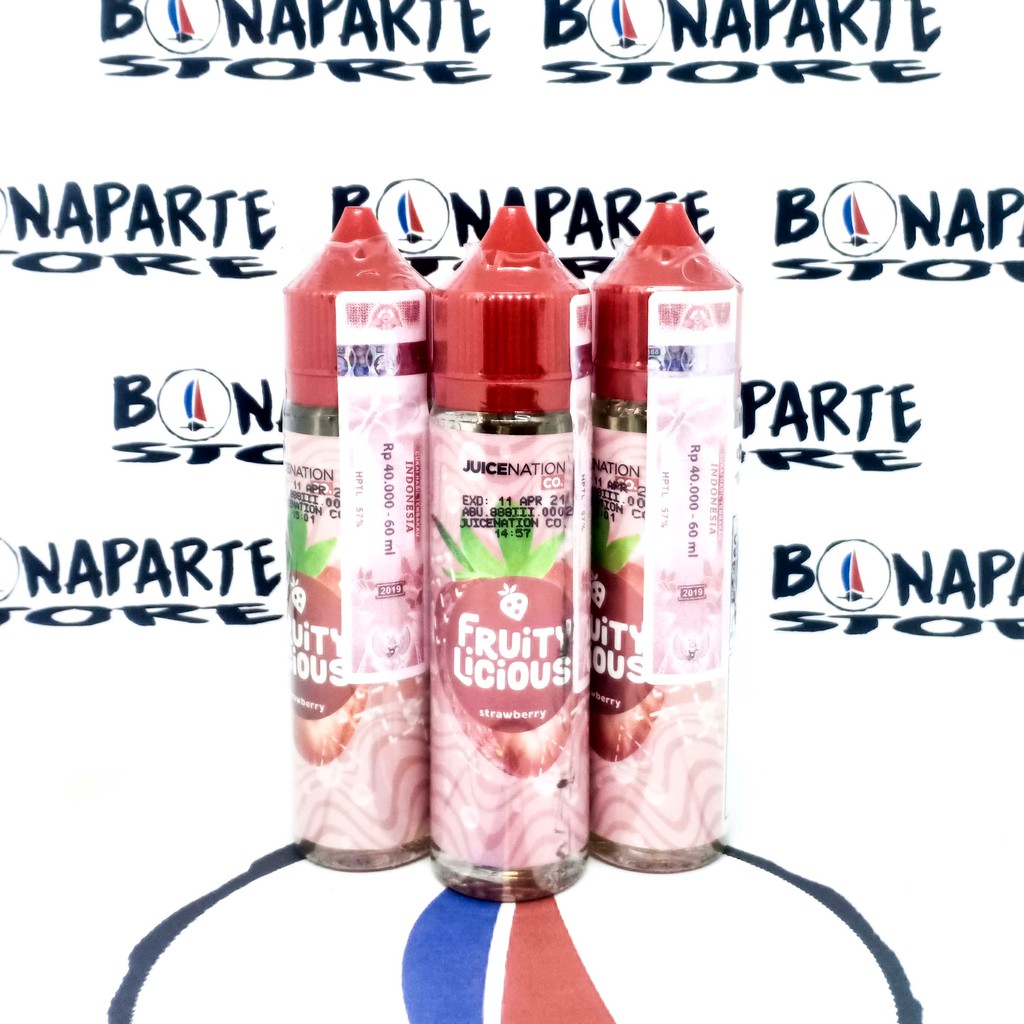 Jual FRUITYLICIOUS STRAWBERRY by JUICE NATION | Shopee Indonesia