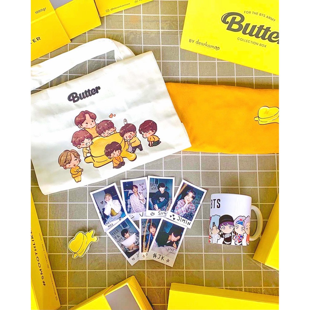 Jual BTS Butter Box / BTS Set Hampers / Mug BTS / Totebag BTS / KPOP ...