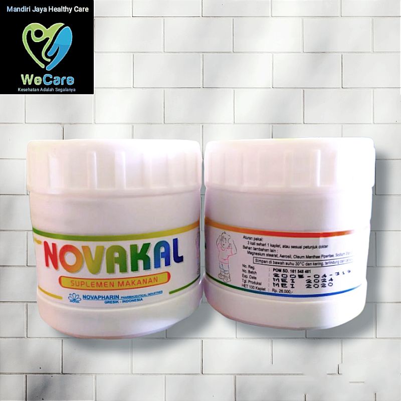 Jual Novakal Calsium 100 pill Suplemen Makanan Ibu Hamil Penguat Tulang ...