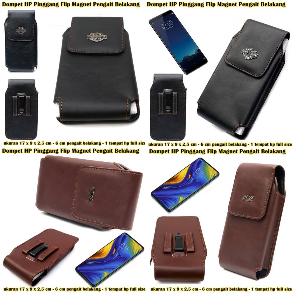 Jual Dompet HP Kulit Pinggang Besar Magnet | Shopee Indonesia
