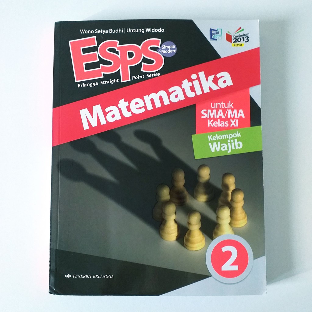 Jual Buku Paket ESPS Pelajaran Matematika Kelompok Wajib Kelas 11 Penerbit Erlangga | Buku Cetak ...