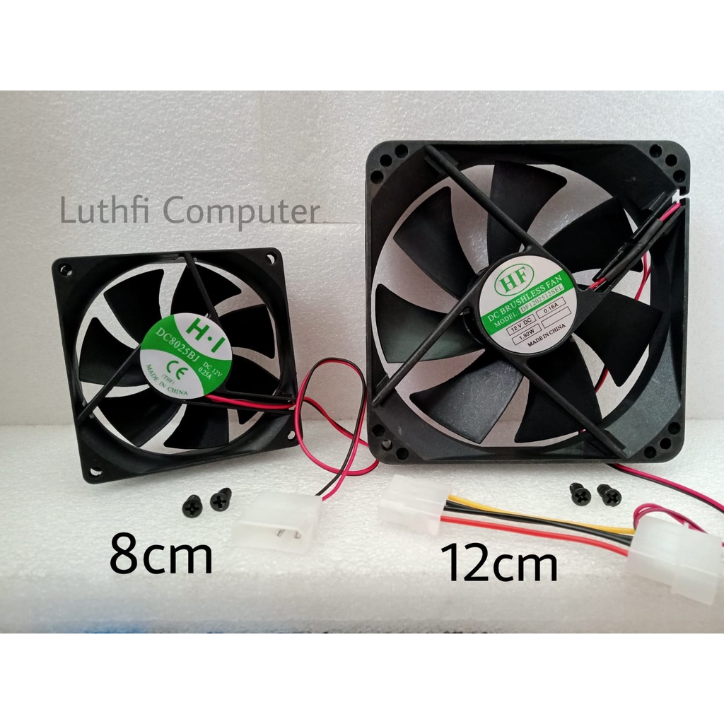 Jual FAN CASING 12CM DAN 8CM HITAM, FAN CPU 12CM HITAM STANDART | Shopee Indonesia