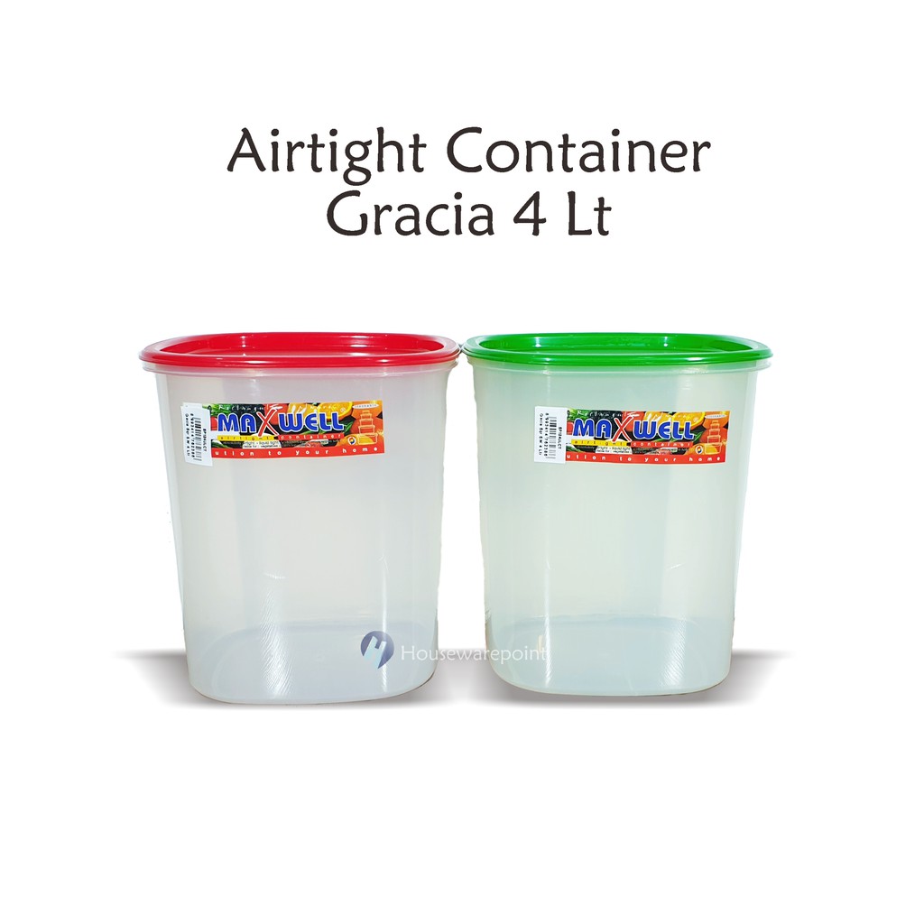 Jual 1 pcs Toples Gracia 4 Lt/ Toples plastik/ Toples kedap udara ...