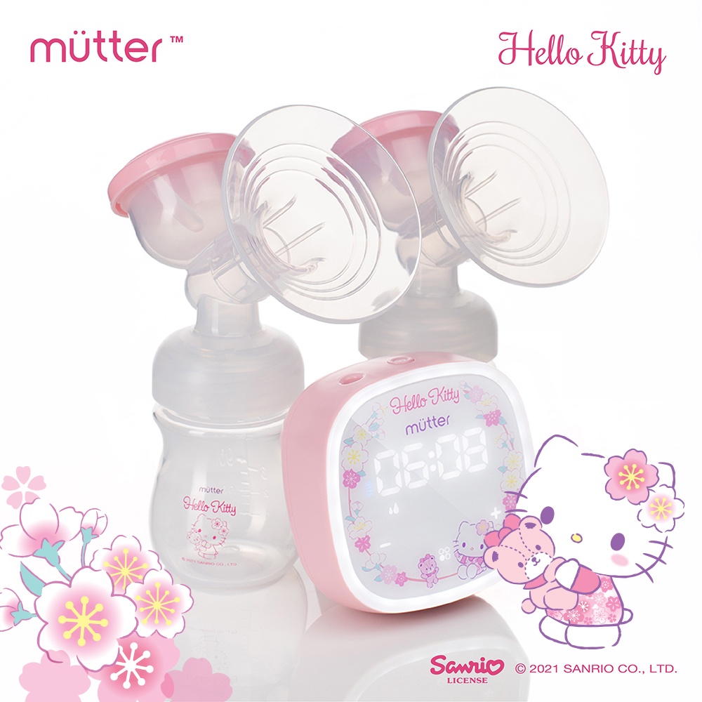 Jual MUTTER Krystal HELLO KITTY Pompa ASI Elektrik Double Breast Pump ...