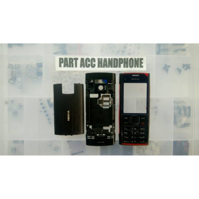 Jual Casing nokia fullset x2-00 warna merah | Shopee Indonesia