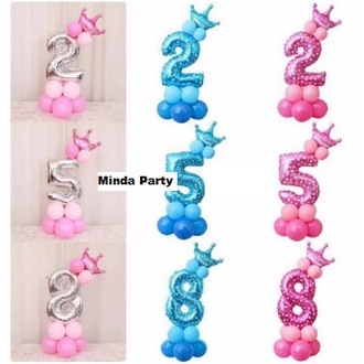 Jual Paket Balon Angka/dekorasi balon Angka | Shopee Indonesia