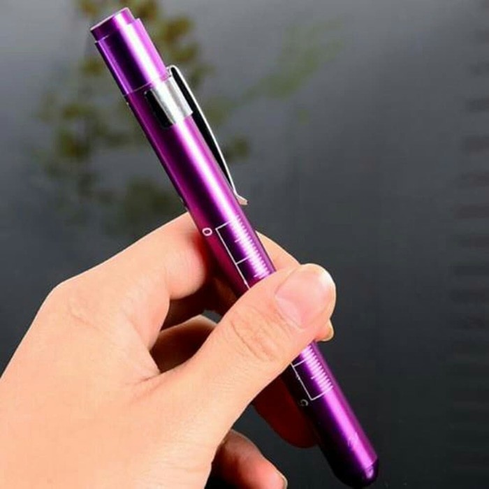 Jual Penlight / Senter Medis Stainless / Senter Pulpen Baterai AAA A3 ...