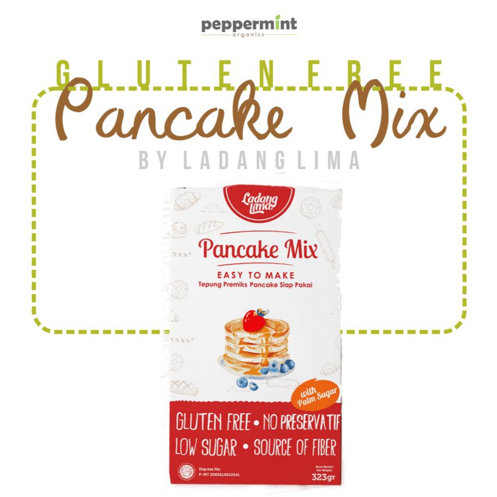 Ladang Lima Gluten Free Pancake Mix / Tepung Premix Pancake (220 gram ...