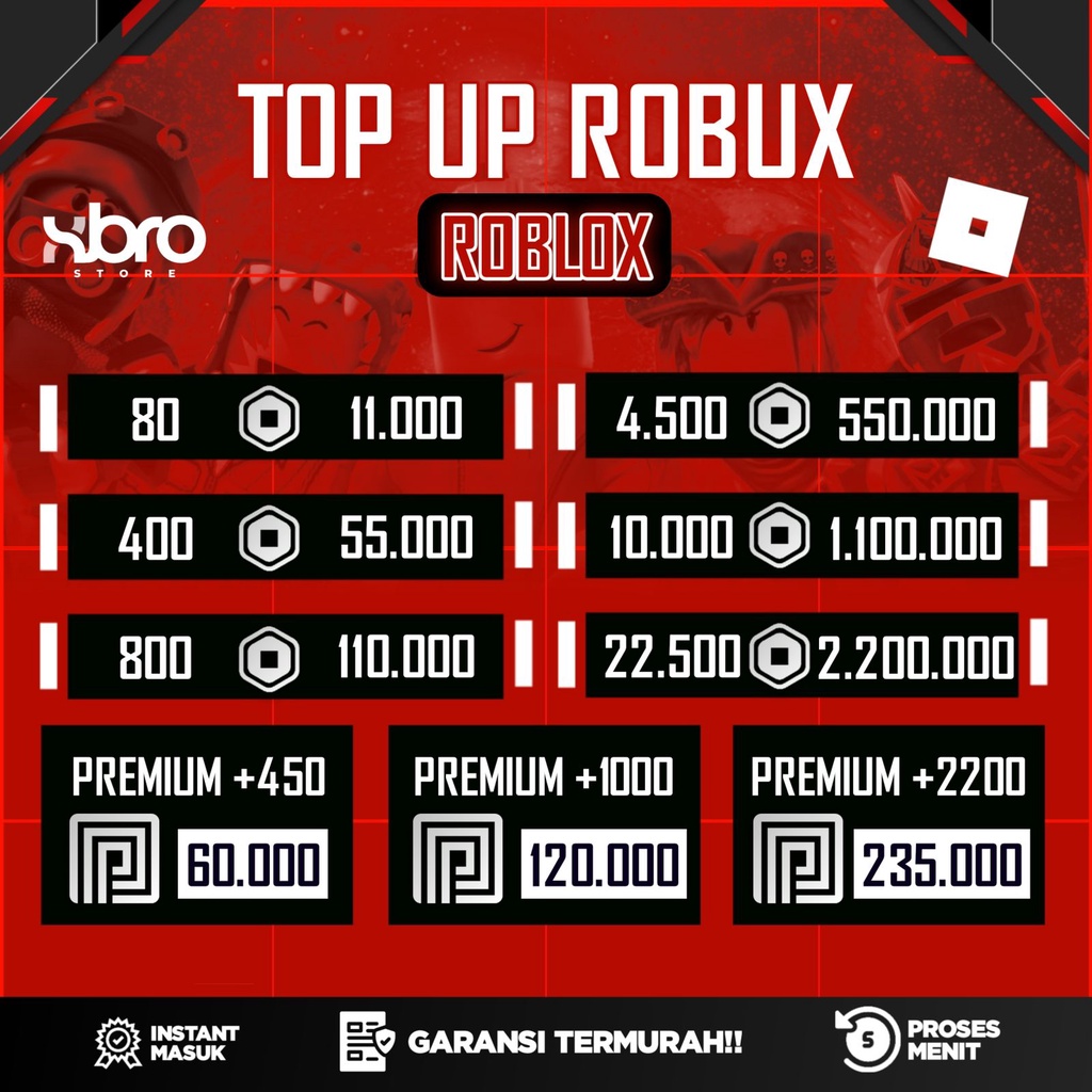 Jual R0BUX OOREDOO R0BL0X INDOSAT MANTAB Indonesia|Shopee Indonesia