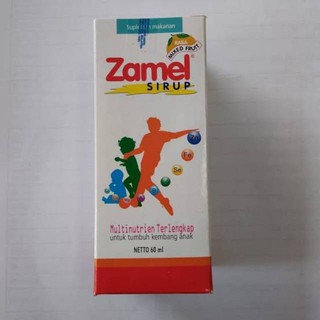 Jual ZAMEL SIRUP / ZAMEL SYRUP / MULTIVITAMIN - SUPLEMEN ANAK | Shopee ...
