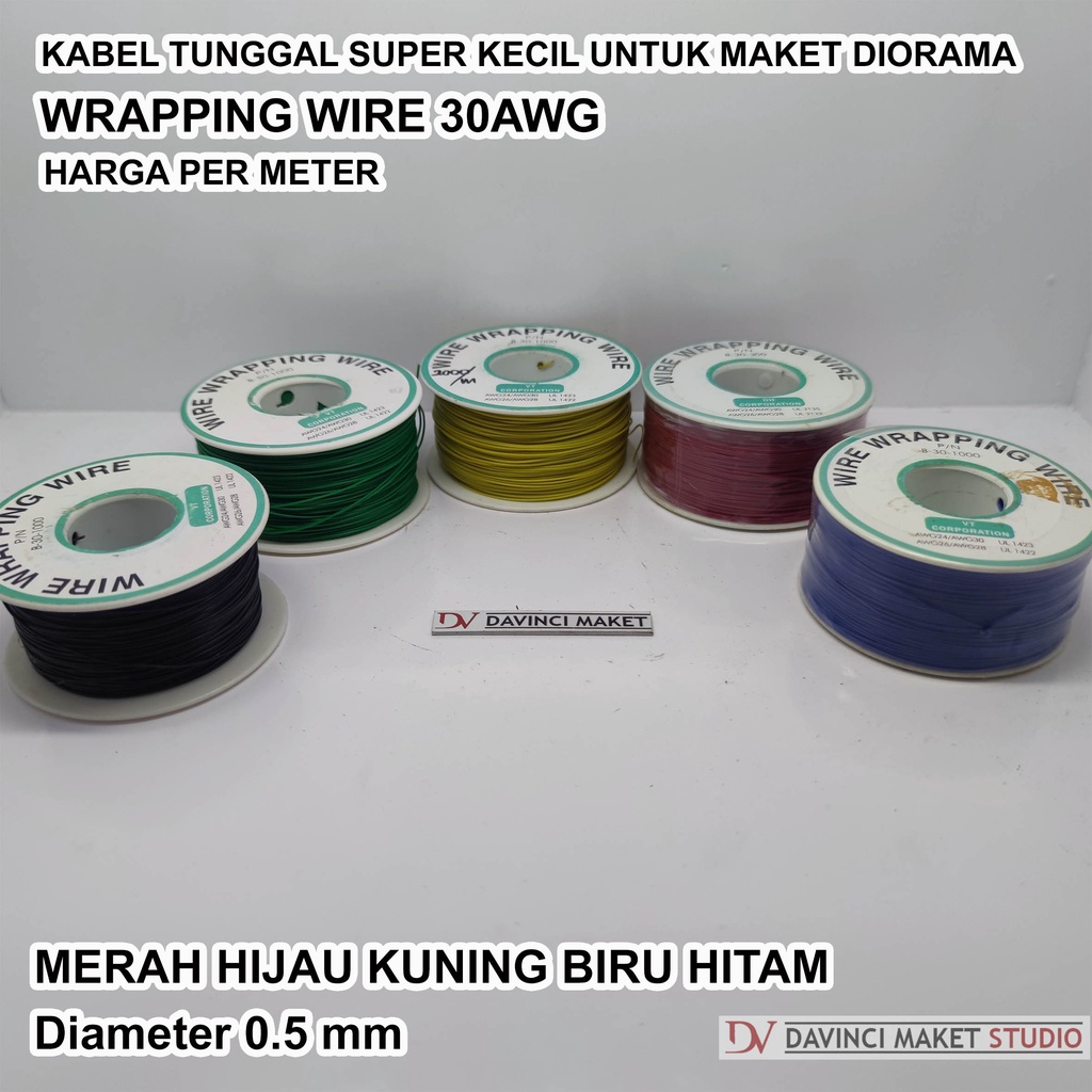 Jual Meter Kabel Kecil 0.5mm Engkel Tunggal Permeter - Cable Jumper ...