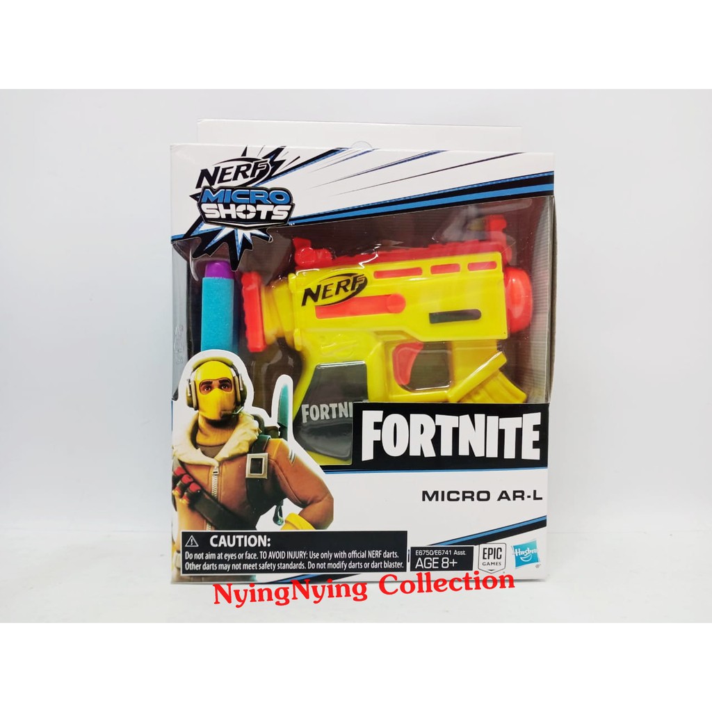 Jual Nerf MicroShots Fortnite Micro AR-L Original Hasbro | Shopee Indonesia