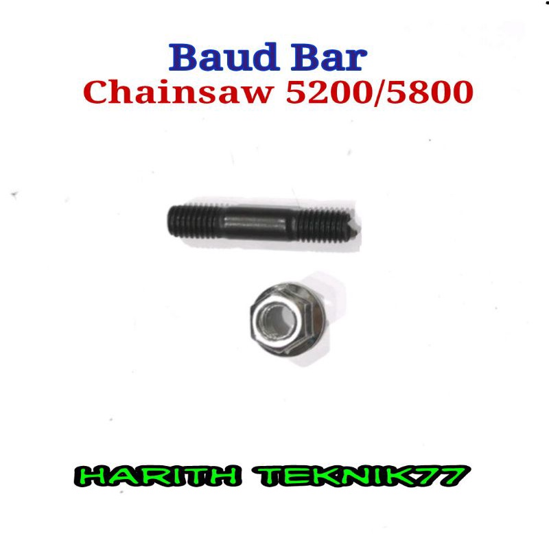 Jual Baut Bar Chainsaw 5200/5800 baud dan Mur bar Chainsaw 5200/5800 ...