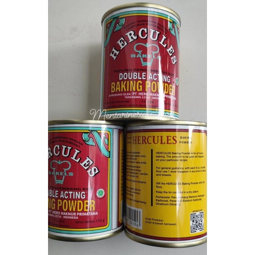 Jual Hercules Baking Powder Double Acting Kaleng / Bahan Pengembang Kue ...