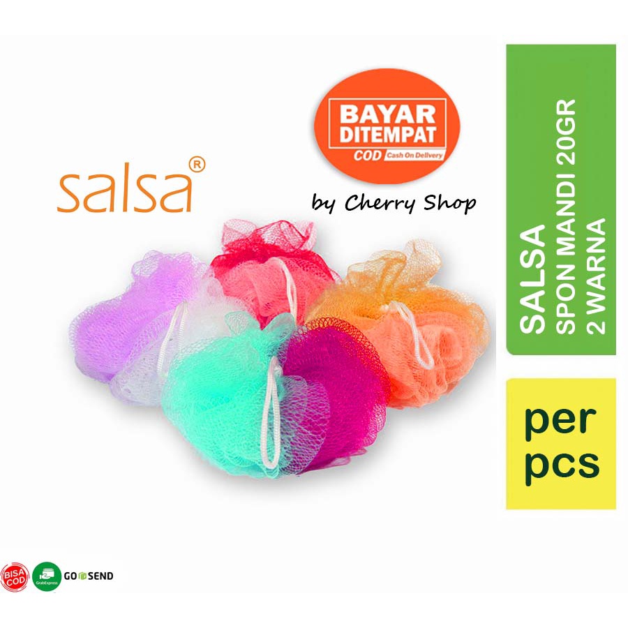 Jual Salsa Bath Sponge 2 Warna | 20gr | Spons Mandi Semua Jenis Kulit ...