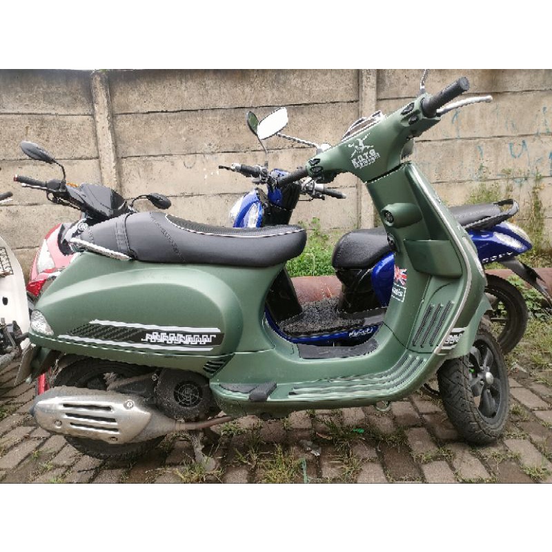 Jual STRIPING STICKER VESPA MATIC LX,S,SPRINT, PRIMAVERA TRANSPARAN ...