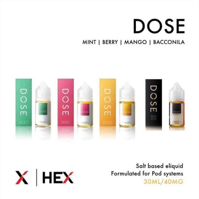 Jual Liquid Saltnic Dose Series Berry Mango Mint Baco By HEX Juice ...