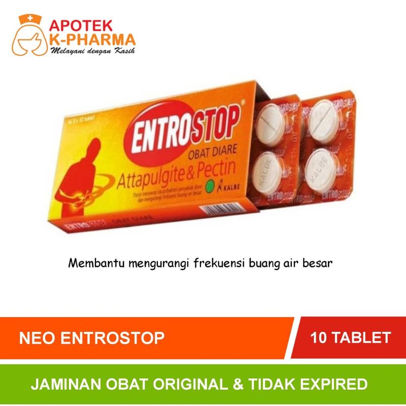 Jual Neo Entrostop Strip Isi 10 Tablet Obat Original Kalbe | Shopee ...