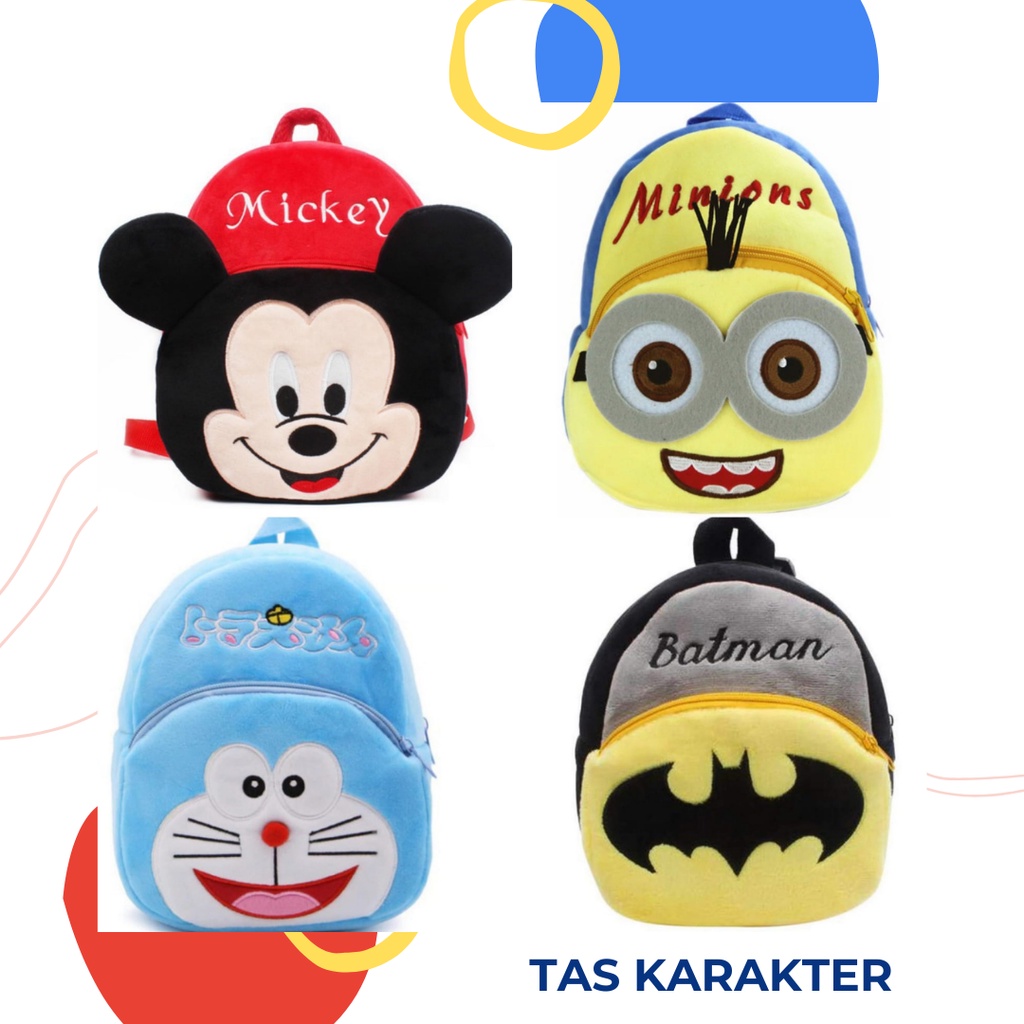 Jual TAS KARAKTER TAS KARAKTER ANAK TAS KARAKTER PAUD TAS ANAK TK TAS ...