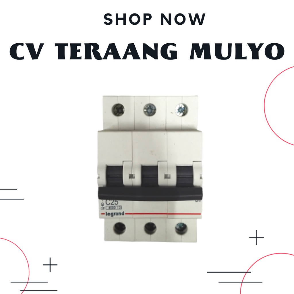 Jual MCB 3 Phase 25 ampere LEGRAND | Shopee Indonesia
