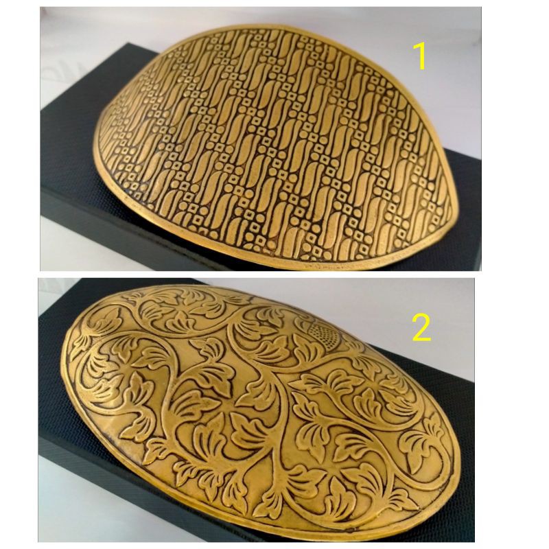 Jual pending kuningan besar ukuran 17 cm warna emas bakar Indonesia ...