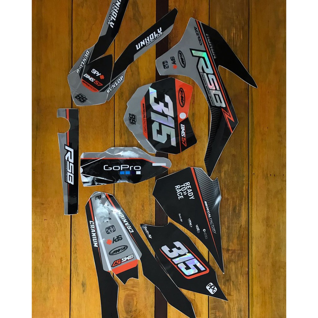 Jual DECAL STIKER CRF - KLX- DTRACKER - GORDON - KLX OLD/S FULL BODY ...