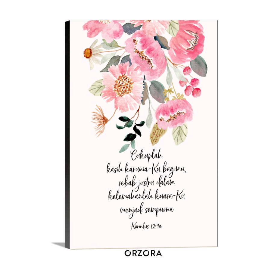 Jual Poster Rohani / Hiasan Dinding Inspiratif / Pajangan Dinding ...