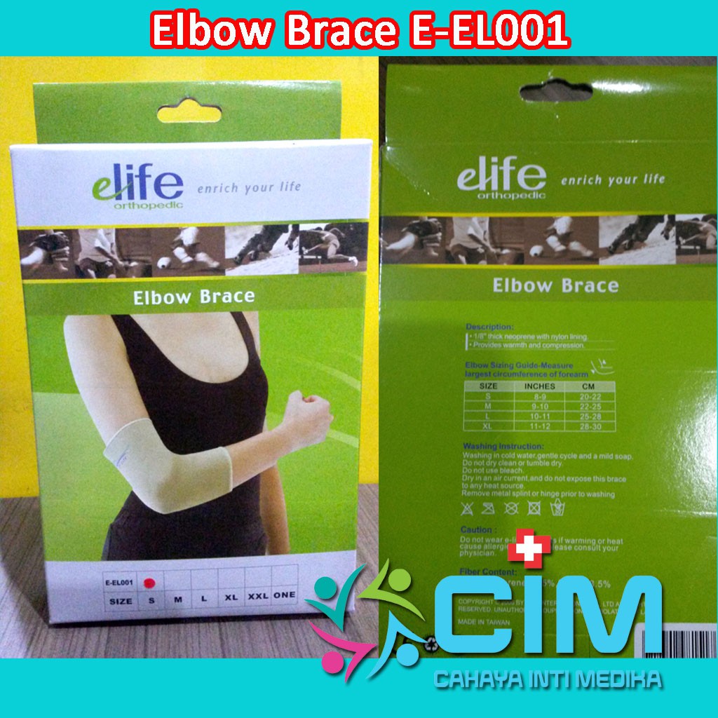 Jual Elbow Brace E-EL001 Elife | Shopee Indonesia