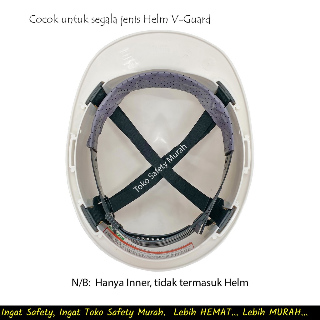 Jual Tatakan Inner Helm Safety Model V / Sarang Helm Proyek / Kerangka ...