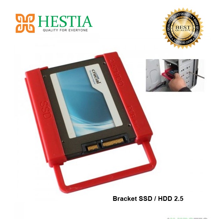 Jual Rak Caddy Bracket - Tempat SSD / Hardisk HDD 2.5 Notebook - A10 ...