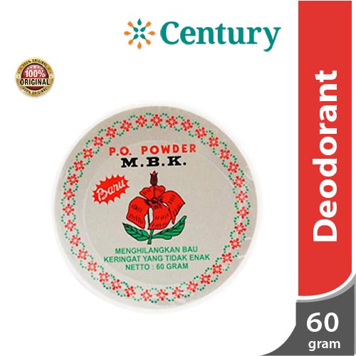Jual MBK Tin Silver 1pc / Bedak / Deodorant / 60g | Shopee Indonesia